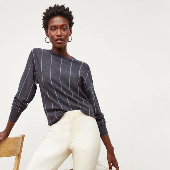 MM Lafleur | Sweaters | Mm Lafleur The Ingola Sweater Braided Stripe ...